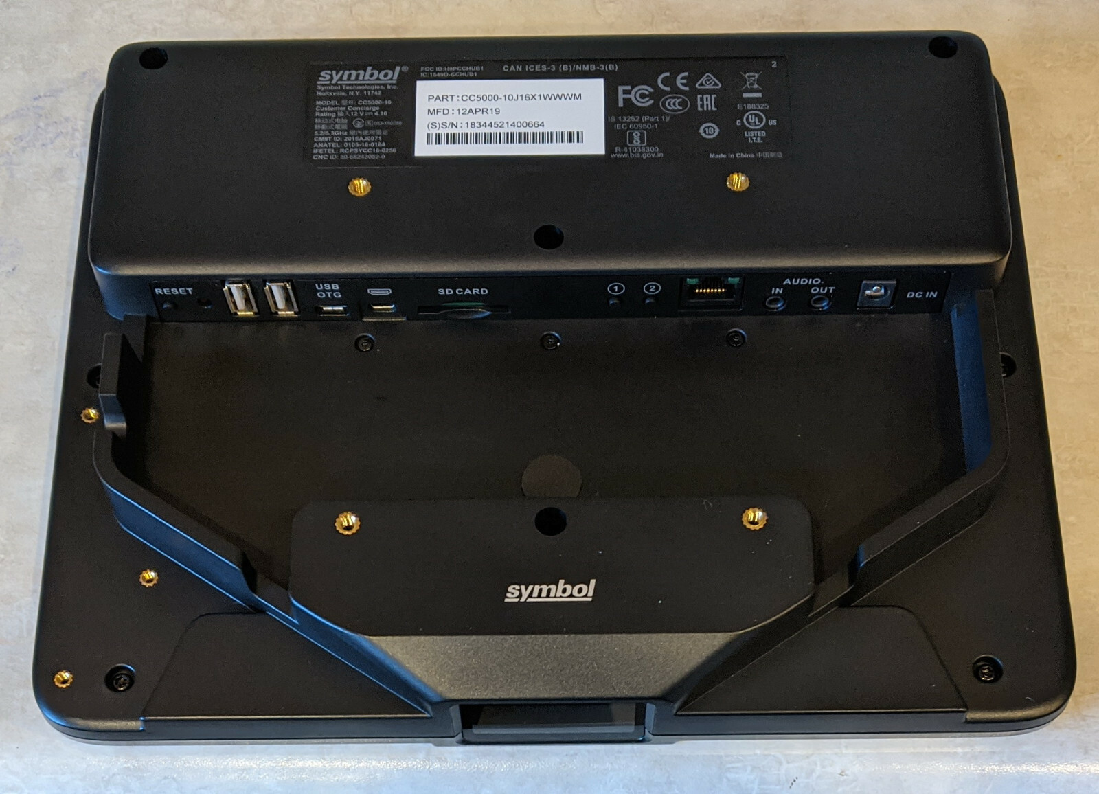 Symbol Zebra Customer Concierge CC5000-10J16XX1WWWM 1D 2D Scanner with ...