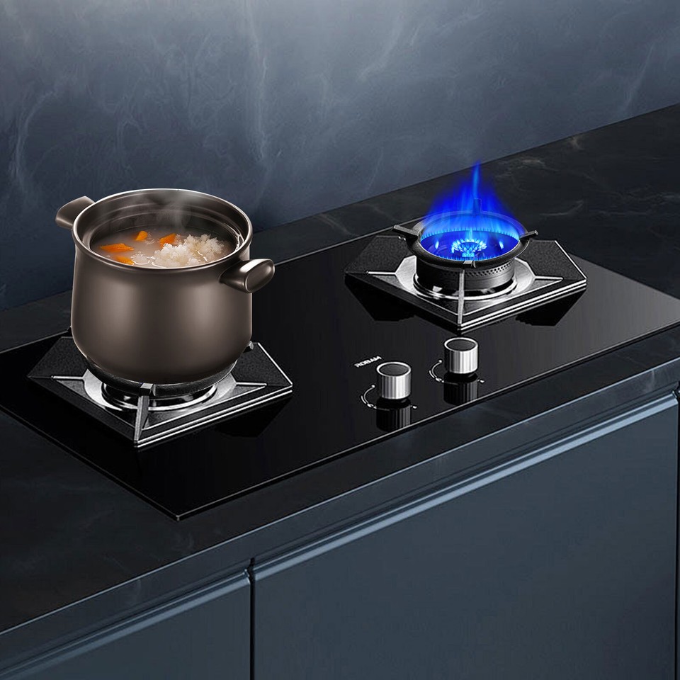 8.4'' Wok Ring Non-slip Black Cast Iron Stove Stand for Kitchen Wok ...