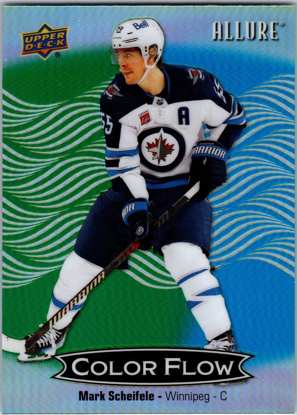 2024-25 Upper Deck Allure - Color Flow Mark Scheifele #CFL-32 Green ...