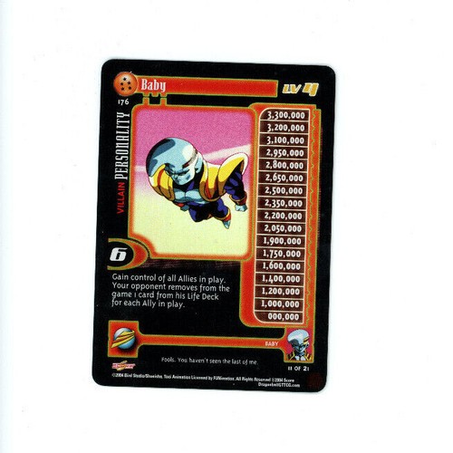 Baby Level 4 Personality #176 Foil Rare Dragonball GT Baby Saga DBGT ...