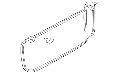 Genuine Audi Surround Weather-Strip 8T0-837-911-G | eBay