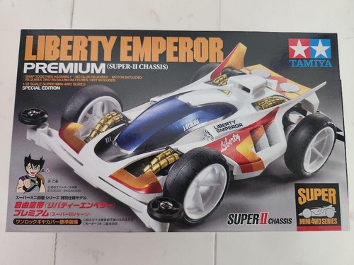 Tamiya Liberty Emperor Premium RC Car Super II Chassis White Blue ...