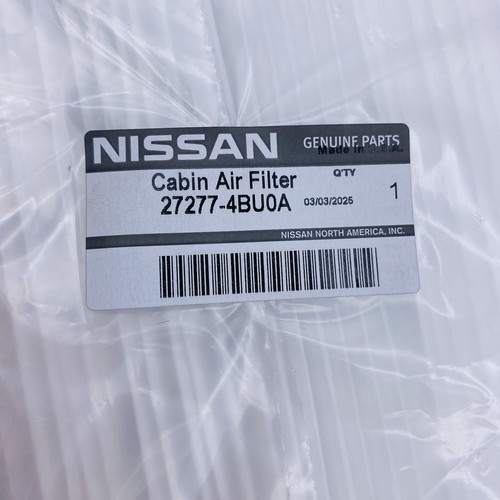 In-Cabin Micro-Filter - Genuine Nissan Part # 27277-4BU0A OEM NOS | eBay