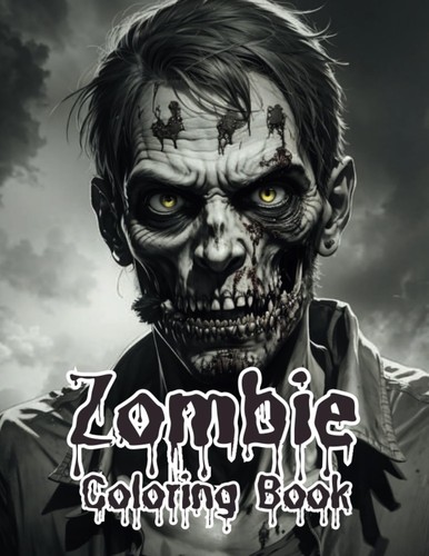 Zombie coloring book for adults: A Horror Coloring Book for Adults ...