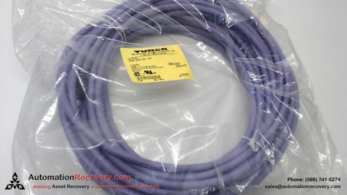 TURCK RSSW RKSW 456-18M, PROFIBUS CABLE ASSEMBLY, U0397-2, NEW #136434 ...