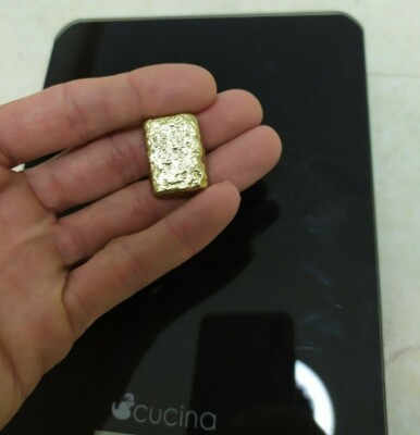 32 Grams Scrap Gold Bar For Gold Recovery Melted Different Computer ...