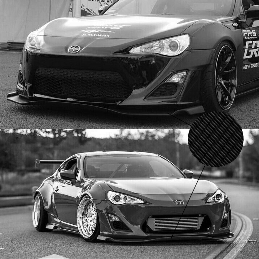 Brand New Fits 13-16 Scion FRS FR-S Style Front Bumper Lip - Carbon ...