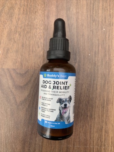 Buddys Best Dog Joint Aid and Relief Plus -50ml - Relieves Joint Pain ...