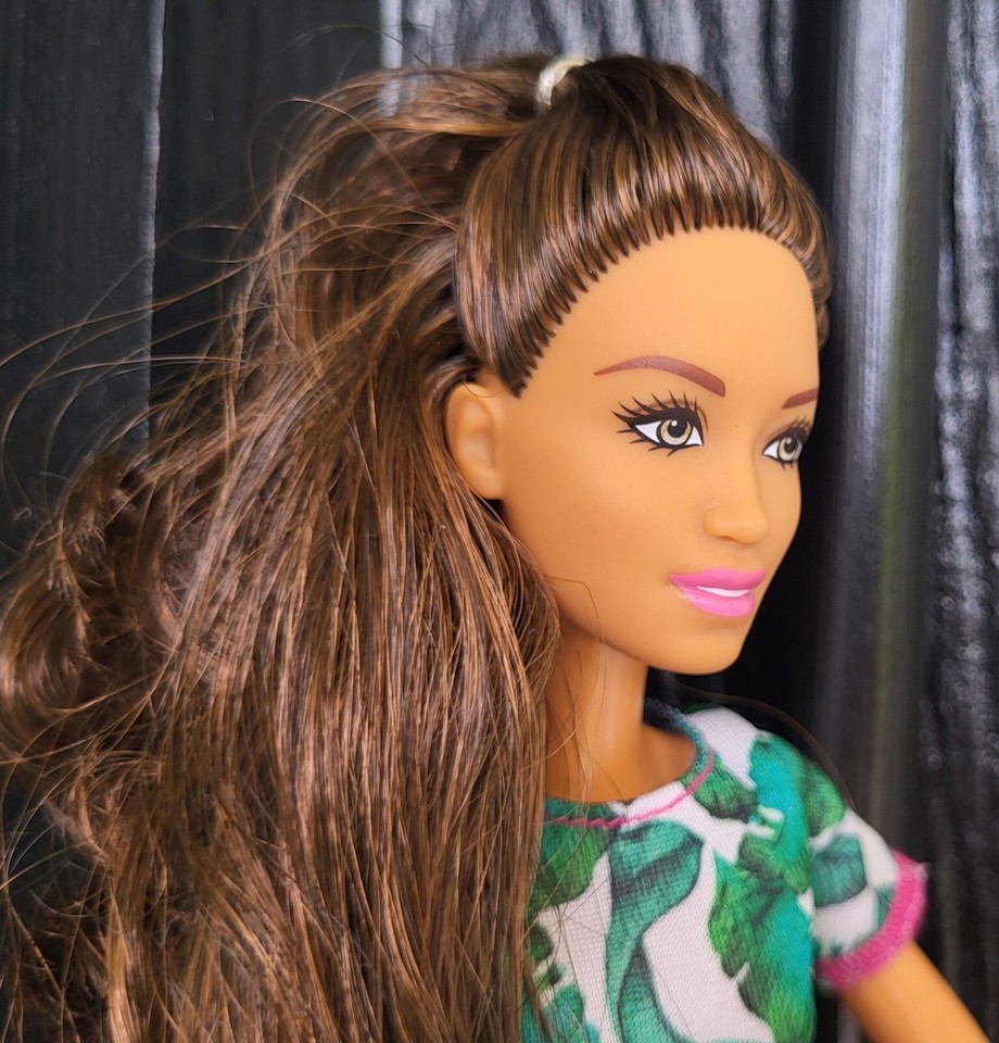 Hispanic Barbie Teresa jointed Relaxed Dream Brunette Barbie Doll GJG58 ...