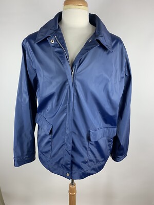 Outbrook Woman Size 2X Rain Jacket Full Zip Blue W84 | eBay