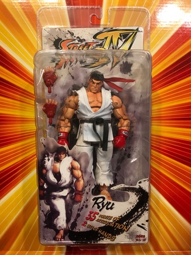 NECA Street Fighter IV 4 RYU 6" NEW AUTHENTIC MOC Player Select Capcom ...