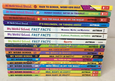 Lot of 17 My Weird School Series Books by Dan Gutman - Fast Facts ...