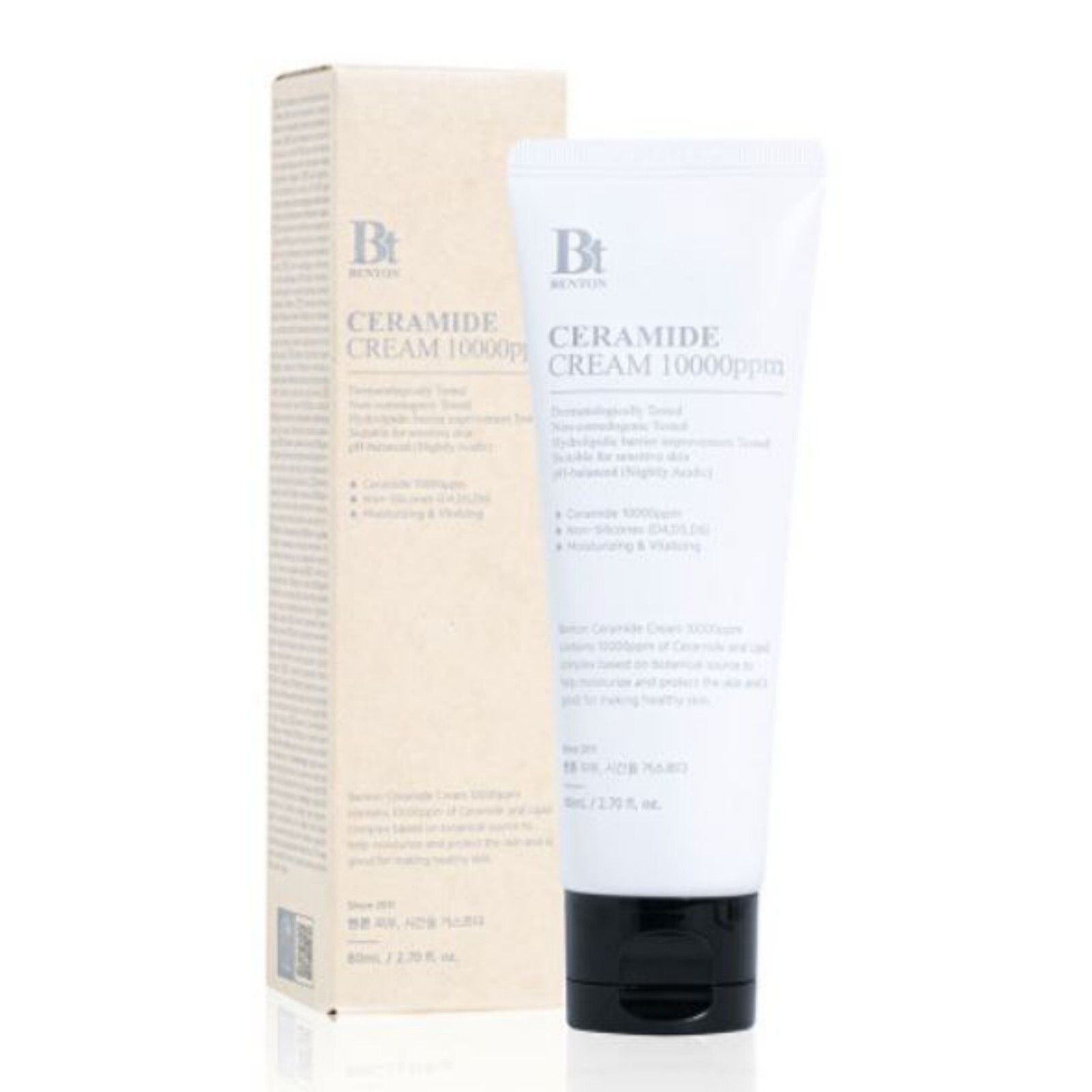 Benton Vegan Ceramide Cream 10000ppm 80ml / 2.70 fl.oz Moisture Calming ...