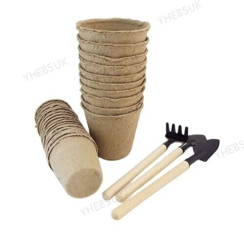 6cm 8cm Biodegradable Paper Plant Nursery Pot Plant Cups Garden Tools ...
