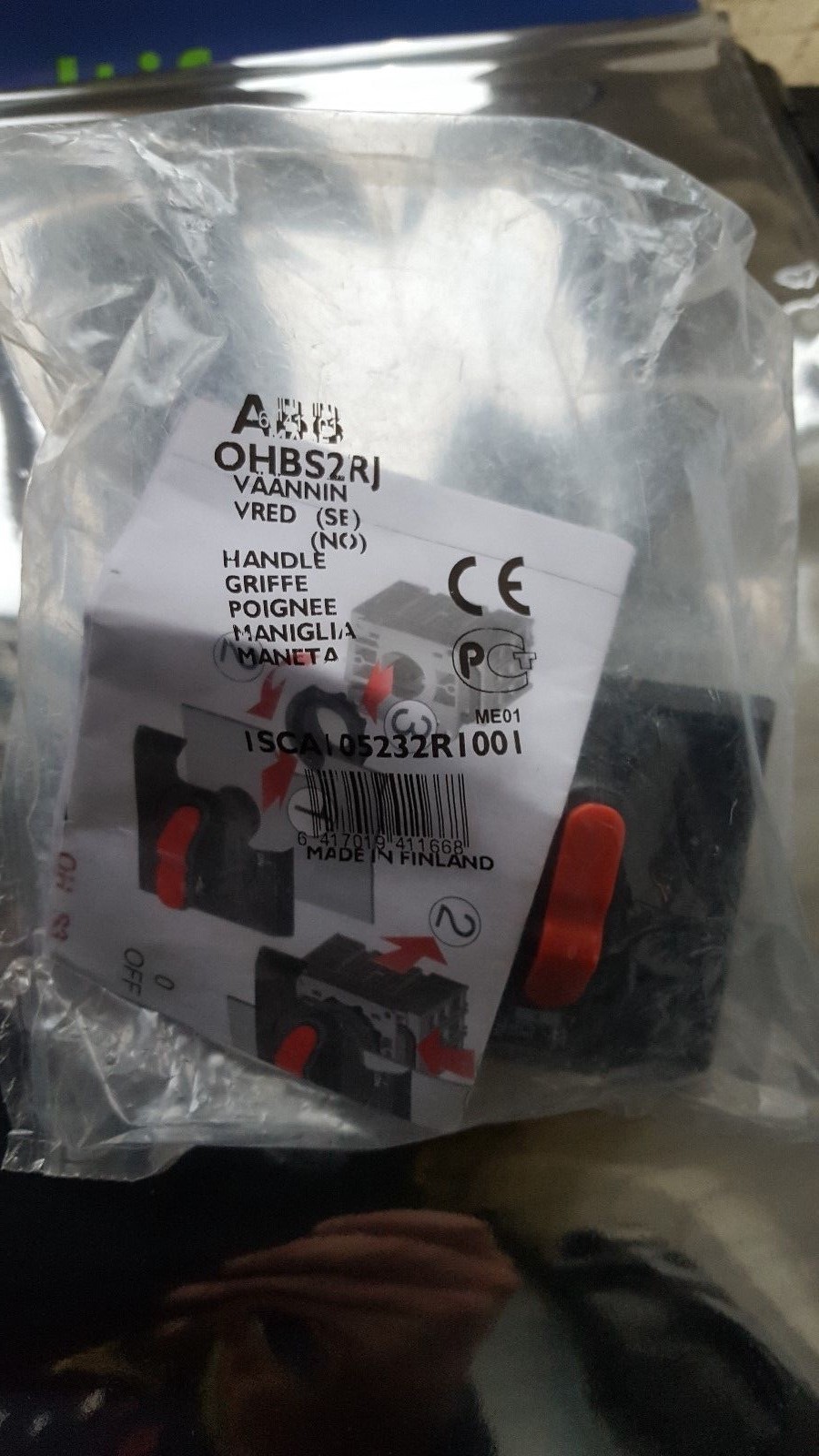 ABB OHBS2RJ 1SCA105232R1001 HANDLE (IN12S1B3) | eBay