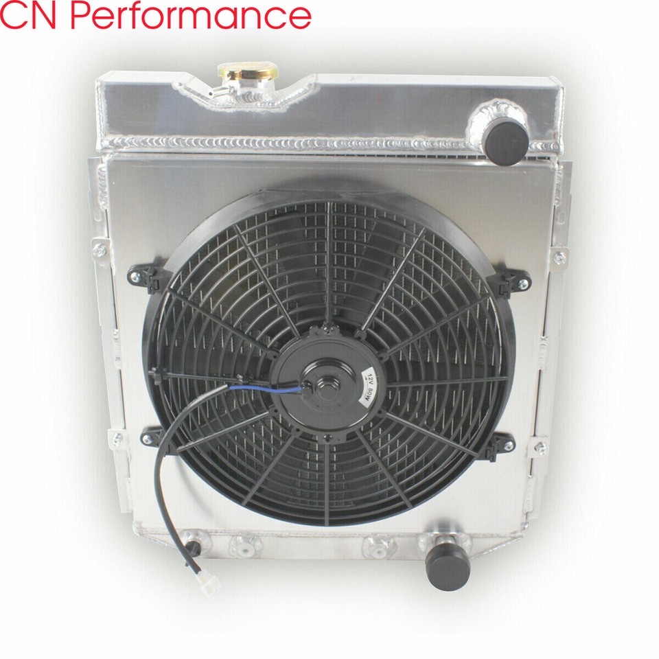 Aluminum Radiator+Shroud Fan For 1964-1966 FORD MUSTANG V8 260 289 ...