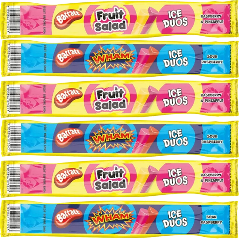 BARRATT Fruit Salad and Wham Ice Duos (Ice Pops) 105ml | eBay UK