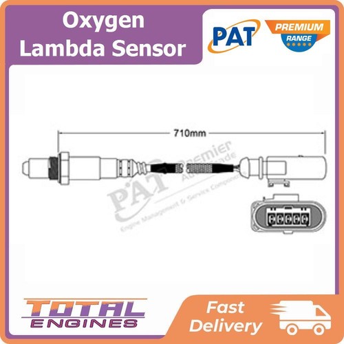 PAT Premium Oxygen Lambda Sensor 5 Wire fits Volkswagen Golf MK7 1.8L ...