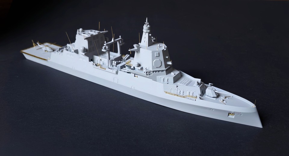 EVModel S127 1/700 German Navy Type F127 class Guided Missile Frigate w ...