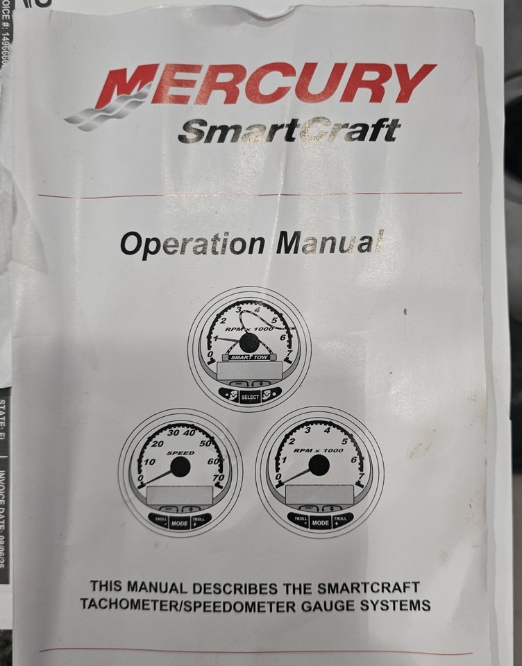 mercury smartcraft SC1000 Gauge System | eBay