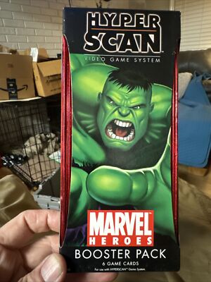 HYPERSCAN Video Game System MARVEL HEROES Booster Pack 6 Game Cards NEW ...