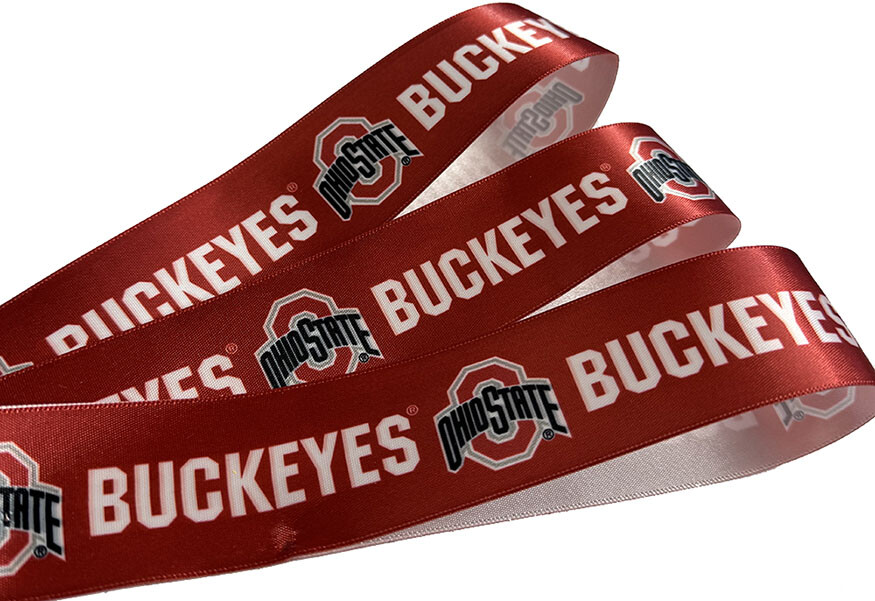1.5" Ohio State Buckeyes Ribbon, Officially Licensed Offray Ribbon - | eBay