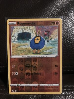 Roggenrola 086/203 Reverse Holo | SWSH: Evolving Skies | Pokemon Card ...
