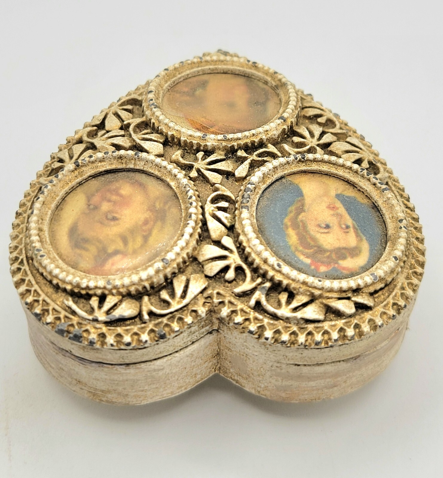 Vintage Florenza Covered Portrait Covered Box (A214) | eBay