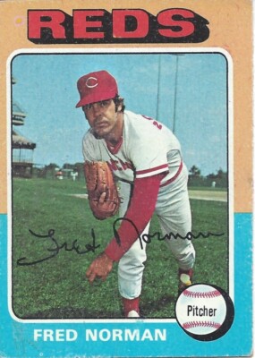 1975 Topps Fred Norman 396 Reds VG | eBay