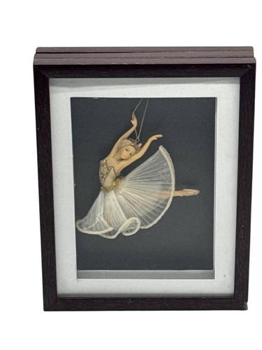 Elegant Ballerina 3D Shadow Box Art Ballet Dancer Framed Decor 9x7 in ...