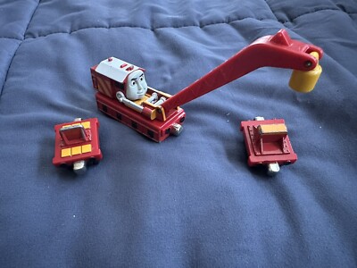 THOMAS & Friends Take N Play Diecast Metal BREAKDOWN CRANE - ROCKY & 2 ...