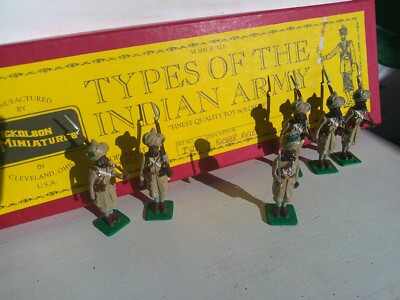 Nicholson Miniatures I-29, Khyber Rifles infantry 1903 Indian Army 54mm ...