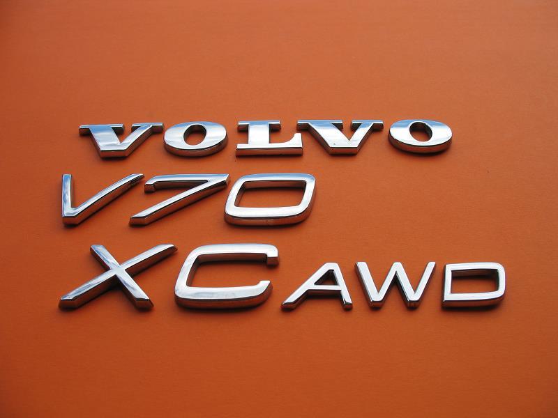 01-07 VOLVO V70 XC V70XC XCV70 AWD REAR CHROME EMBLEM LOGO BADGE SIGN ...