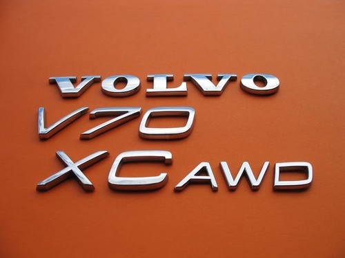 01-07 VOLVO V70 XC V70XC XCV70 AWD REAR CHROME EMBLEM LOGO BADGE SIGN ...