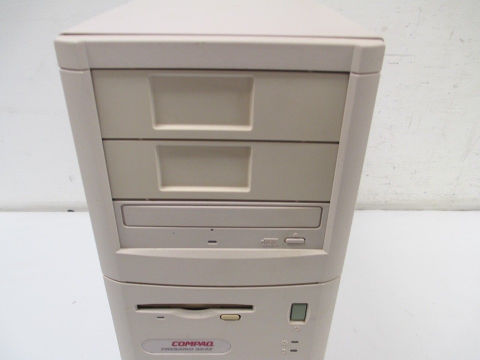 Vintage Compaq Presario 9232 Tower NO OS NO HDD 16MB RAM Pentium ...