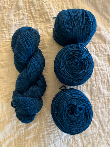 Lot of 4 Cloudborn Highland Sport 100% Wool Yarn - Dark Teal | eBay