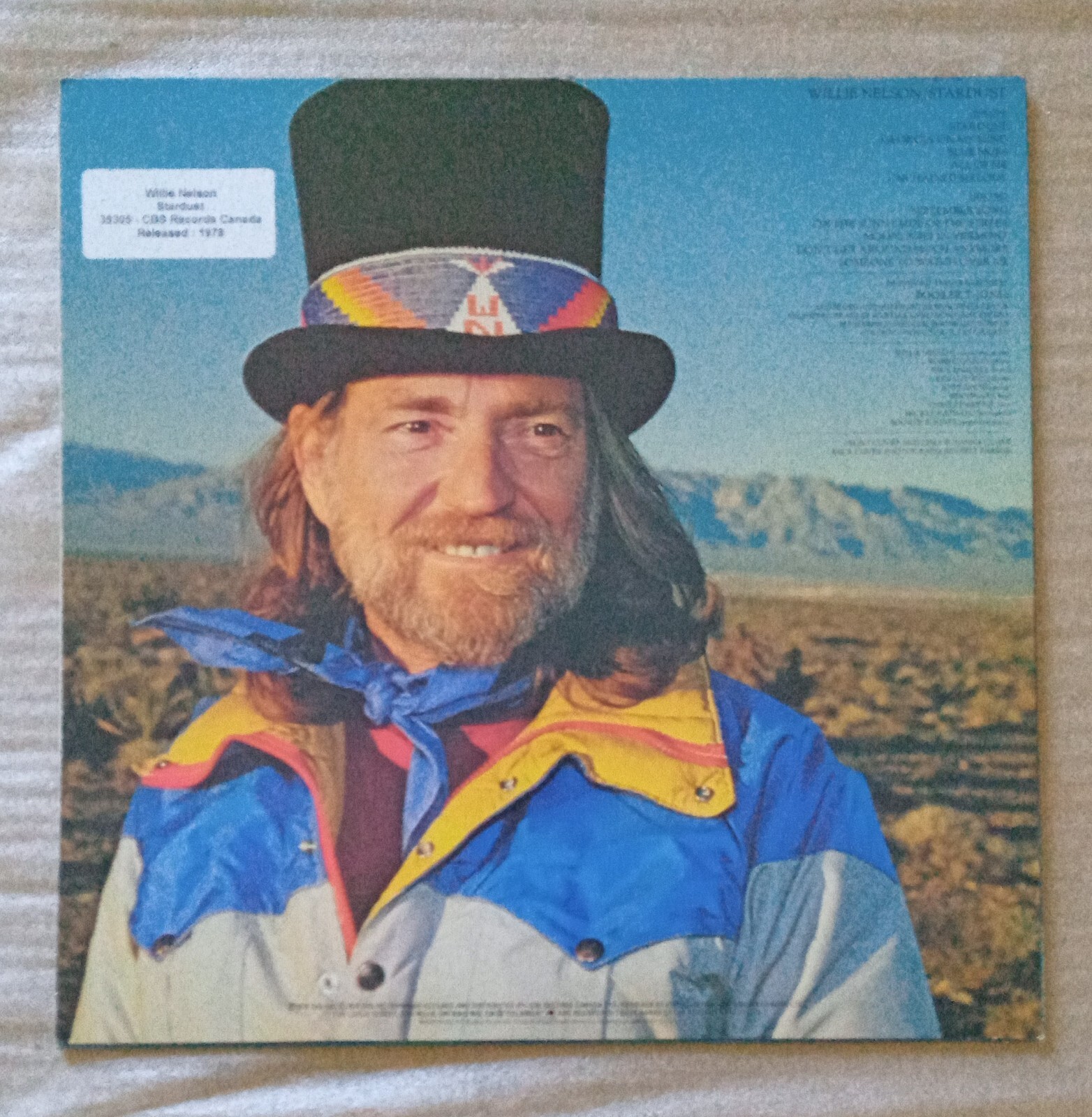 Willie Nelson - Stardust - Classic US Country Album - Canadian Pressing ...