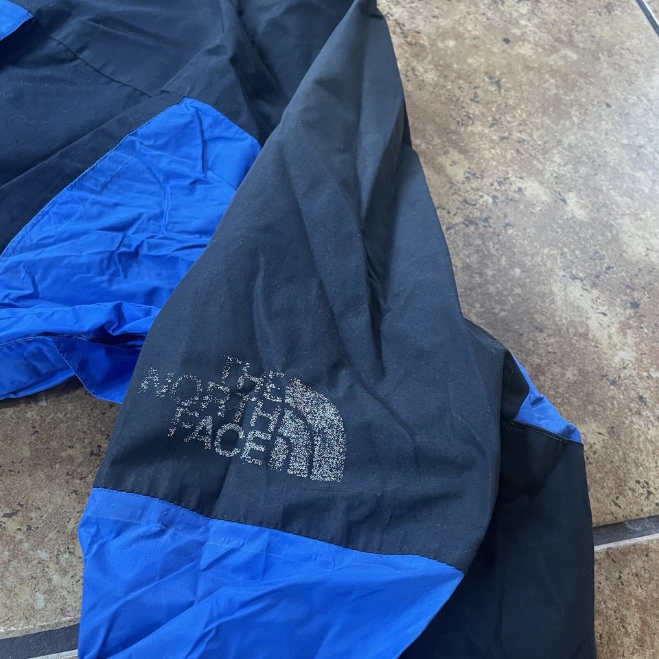 VTG North Face Gore-Tex Mountain Light Jacket Mens Aztec Blue Ladder ...