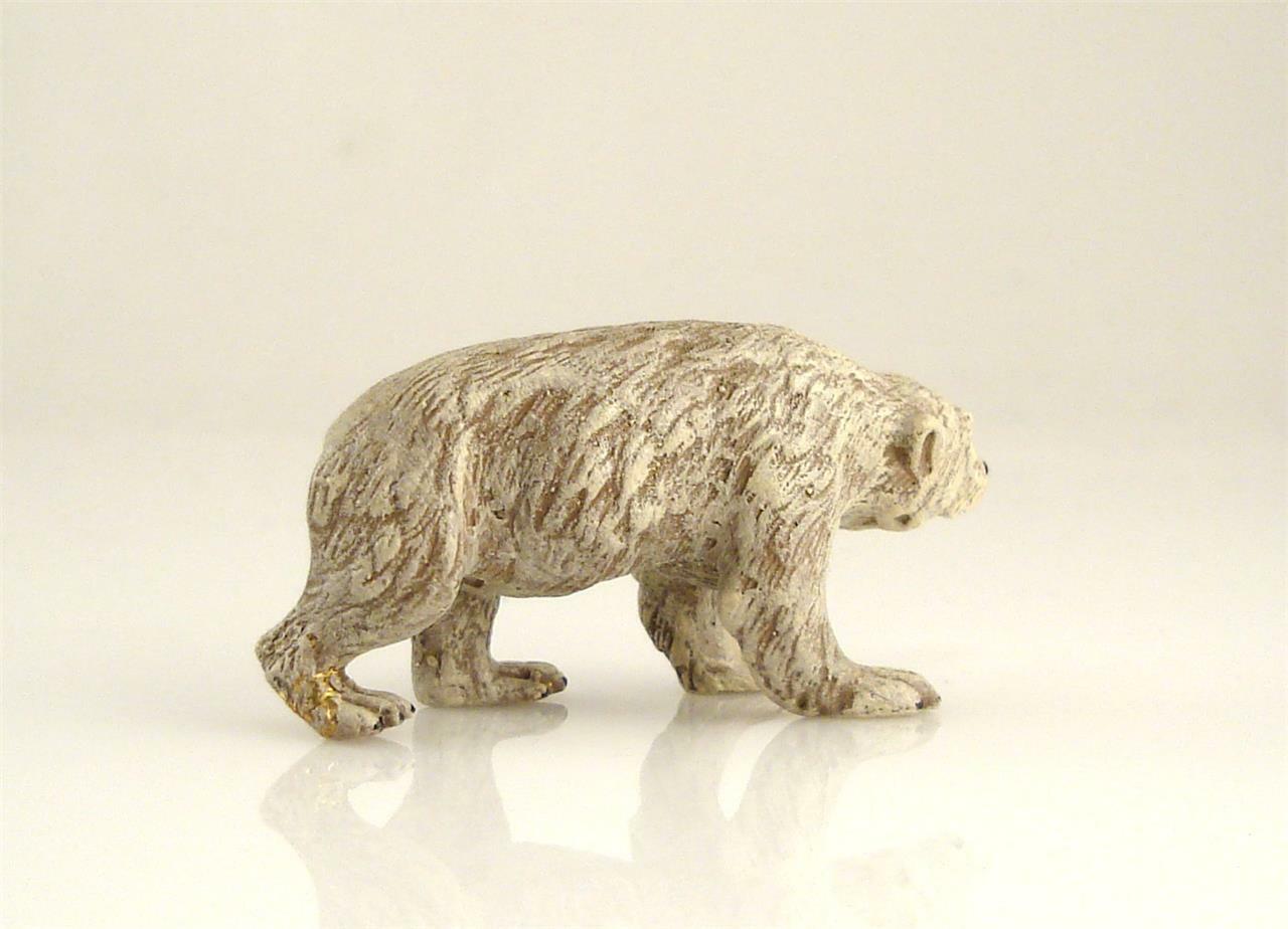 Franz Bergmann Vienna Walking POLAR BEAR Bronze Cold Painted Brass ...