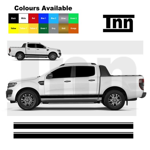 Stickers For Ford Ranger Raptor Side Stripes Sticker Decals 4x4 Off ...