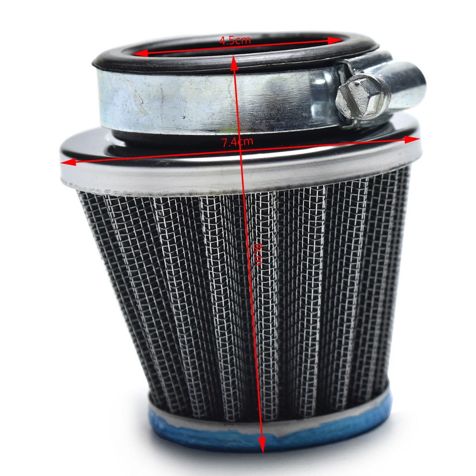Motorcycle 45mm Air Filter Pod Cleaner For 140 150cc Dirt Pit Pro Bike ...