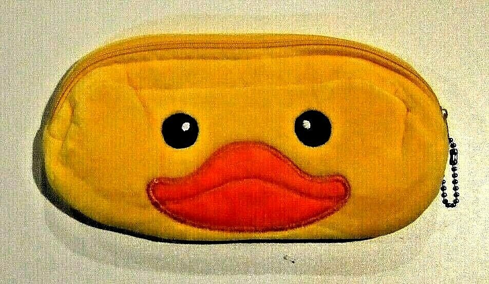Soft Plush Yellow Duck Zippered Pencil Case - NEW (#1) | eBay