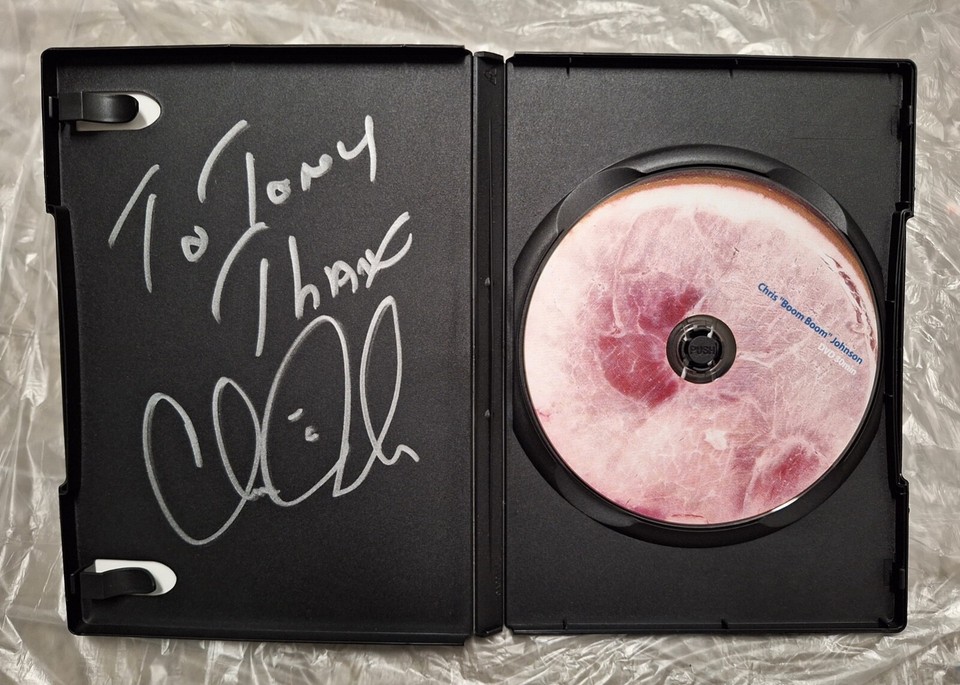 Chris “Boom Boom” Johnson AUTOGRAPHED “Who Threw Dat Ham At Me” Comedy ...