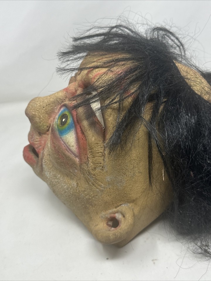 Vintage 2001 Halloween Mask The Paper Magic Group Monk Hobo Funny Scary ...