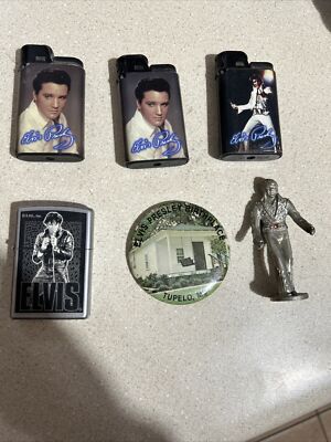 2000 ELVIS PRESLEY ZIPPO LIGHTER And 3 More Pewter Statue And Mirror | eBay