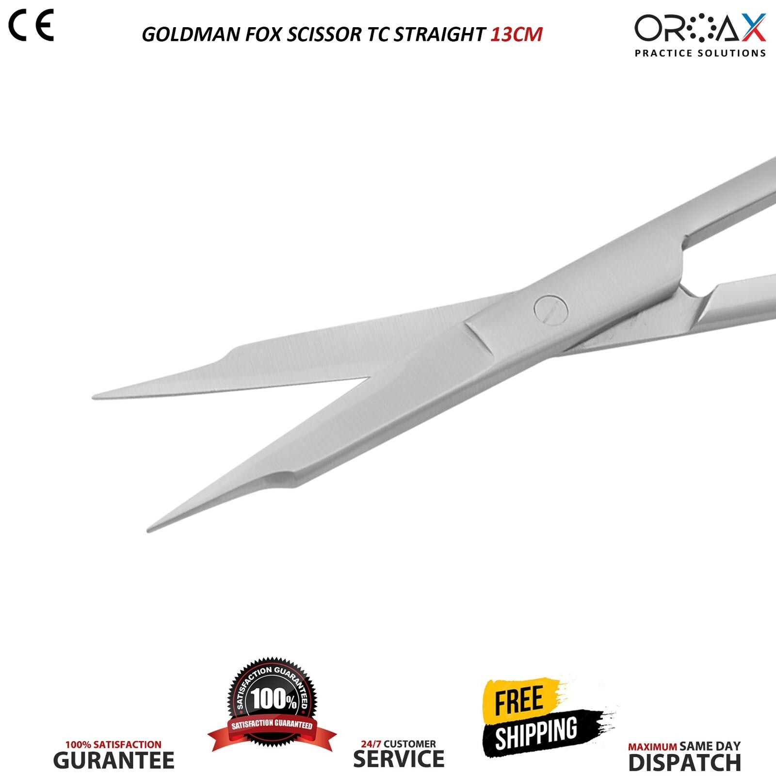 Goldman Fox SCISSOR TC 13CM Trimming Gingival Dissection Surgical ...