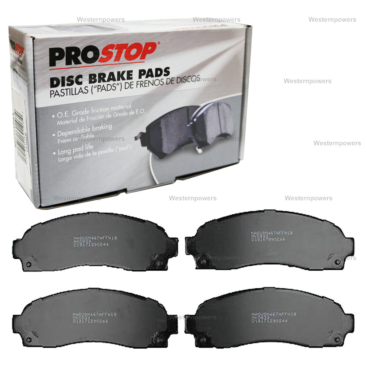 Front Semi-Metallic Brake Pads Set For 2005-2011 Ford Explorer Ranger ...