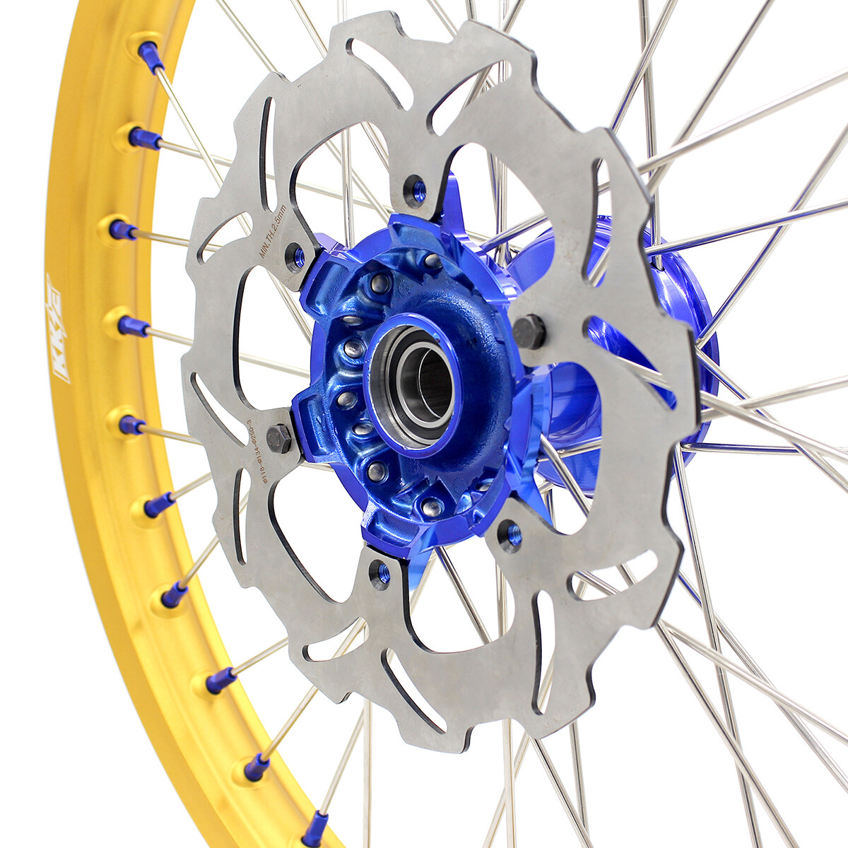 KKE 21-19" Cast Wheels Rims Fit Yamaha YZ125/250 1999 YZ250F/450F 2003 ...