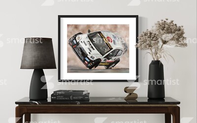 Rallycross Ford Fiesta Pat DoranA2 limited edition art print by Howard ...