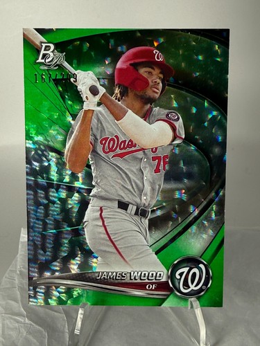 2022 Bowman Platinum James Wood Emerald Ice Foilboard /299 TOP-60 RC | eBay